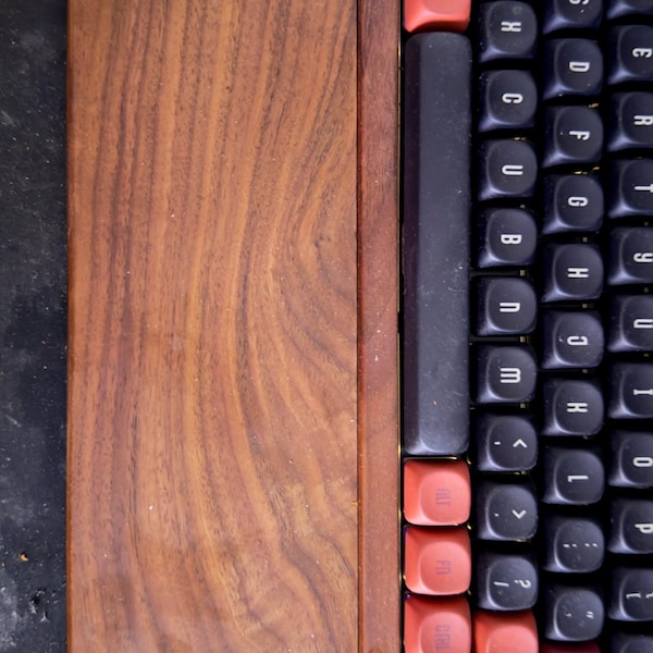 Personalized Luxurious Walnut Keyboard Wrist Rest, Mechanical Keyboard ...