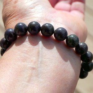 Natural Purple Onyx Bracelet AAA Quality 681012& 14MM Size - Etsy