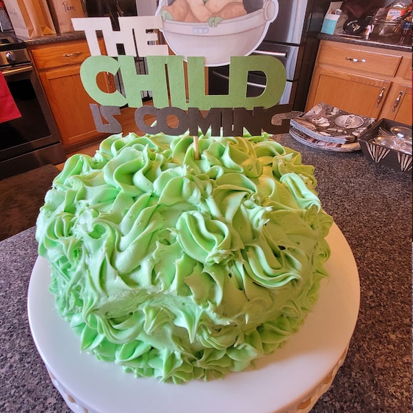 Baby Alien Baby Shower Banner - the Child is Coming Banner - the Child ...