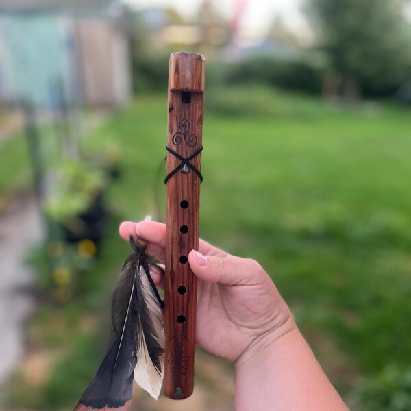 Handcrafted Native American Wind Flute. Recorder End Blown - Etsy