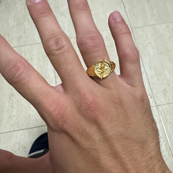 Flash Ring,sterling Silver Ring,flash Point Ring,dc Comics,dc Jewelry ...