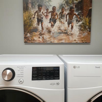 Gullah Geechee Art, Playing in the Field, Lowcountry Art Water Color ...