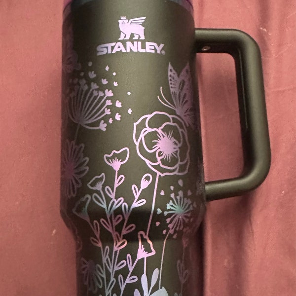 Happy Face Engraved Stanley 40 Oz 30 Oz - Etsy