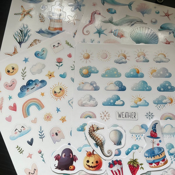 Sticker Sheet—rose Bird Haven: A Cottage Garden Where Roses Bloom and ...