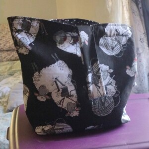 Small Knitting Project Bag - Etsy