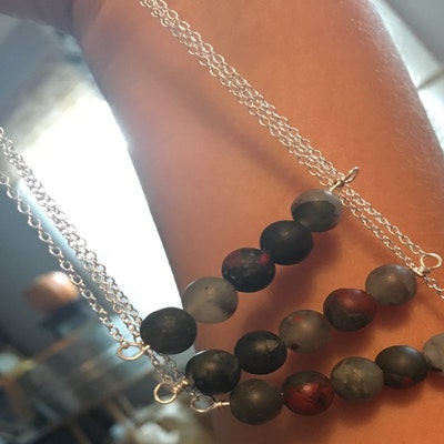 Matte Bloodstone Beads Blood Stone Beads, High Quality in Matte Round ...