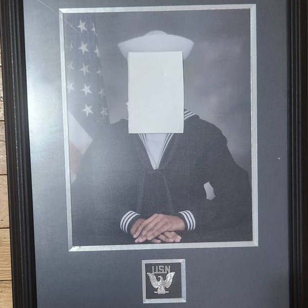 US Army Custom Military Photo Frame - 11" X 14" - Solid Red Oak - Real ...