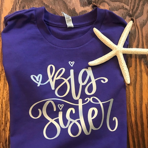 Big Sister Svg | Png | Jpg | Pdf | Dxf, Big Sister Cut File | Big ...