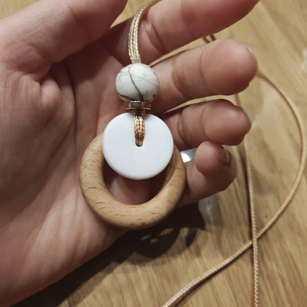 Fidget Breastfeeding /fiddle Nursing Necklace Fiddle Beads Made From ...