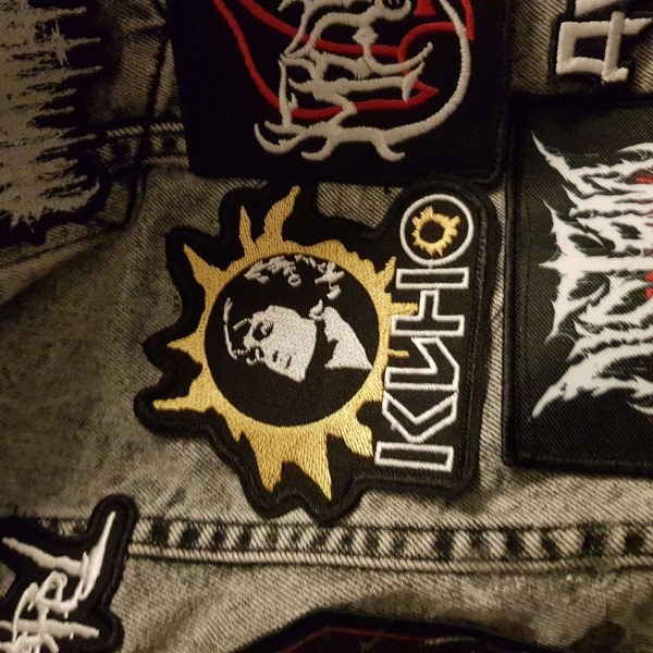 Slipknot Patch – Red Logo Cut-out (10 × 4 Cm) – Official Sew-on Nu ...