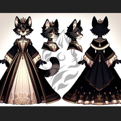 Fox Sorcerer Adoptable Character Digital Download HD Image Wizard Mage ...