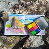 New* FLUORESCENTS Jazper Stardust Handmade Watercolor Half Pan - Etsy