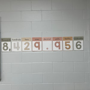 NEUTRAL Place Value Display NEUTRAL BOHO Color Palette Neutral ...