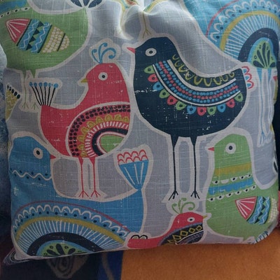 Kelly Ripa Home Flower Mania in Shell Decorative Pillow Cover. Accent ...