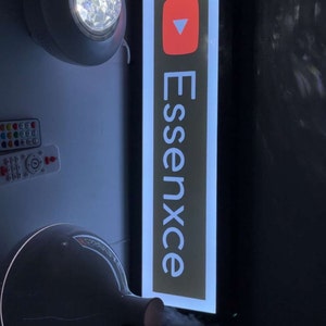 Custom Youtube Sign Youtube Channel Sign Youtube Logo - Etsy