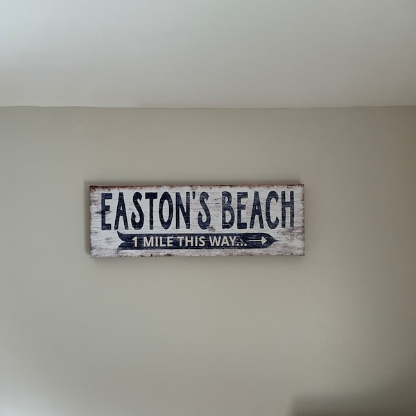 Personalized Beach House Signs, Beach Coastal Decor, Large & Small ...