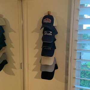 Holds 10 Baseball Hats, Wall Hat Rack, Baseball Hats, Baseball Hat Rack ...