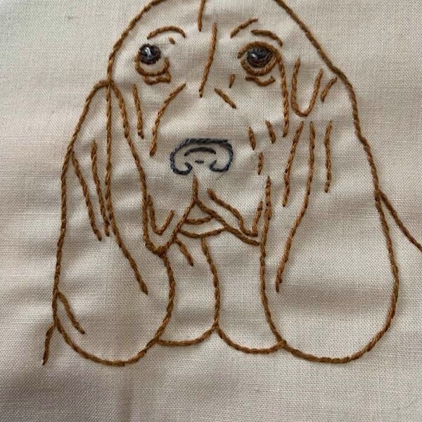 LABRADOR - Dog Hand Embroidery PDF Pattern, Easy Beginner Hoop ...