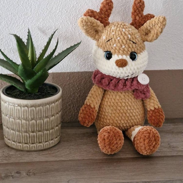 Kangaroo Crochet Plush Pattern / Amigurumi Kangaroo Pattern / Stuffed ...