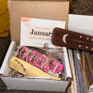 Beginner Smudge Kit Gift Box With Feather Abalone Shell Dish - Etsy