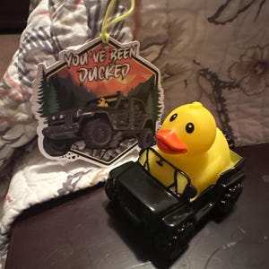 New Colors!! Rubber Duck Driver in White 4x4. Happiness is Being Ducked ...