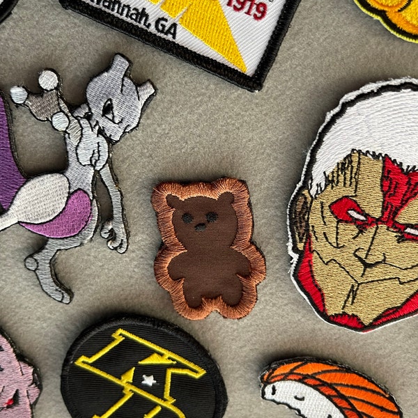 Tiny Teddy Bear Patch! Custom Made! AP141 - Etsy