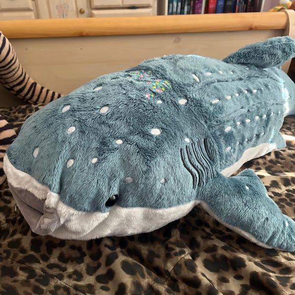 Handstuffed Whale Shark Plushies Ecofriendly Recycled Polyfill Stuffed ...