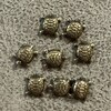 10 Pc. Small Raw Brass Lion Heads: 8mm by 8mm Made in USA Also ...