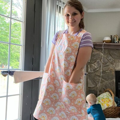 Apron PDF Sewing Pattern for Women Plus Size Pinafore Apron Sewing Pattern Women Plus Size ...