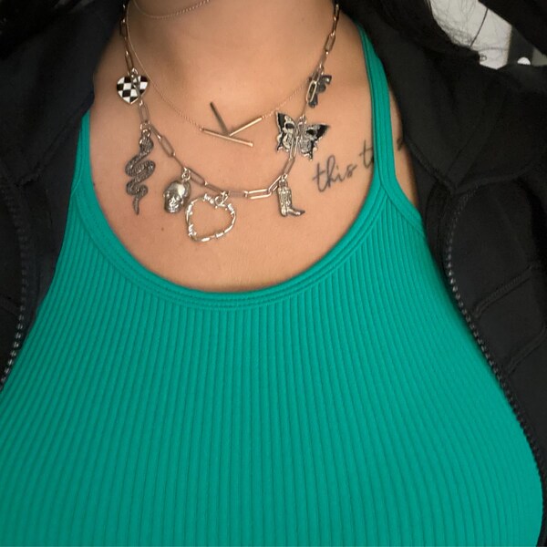 Customize Your Own Charm Necklace, Silver Charm Necklaces, Build Your ...