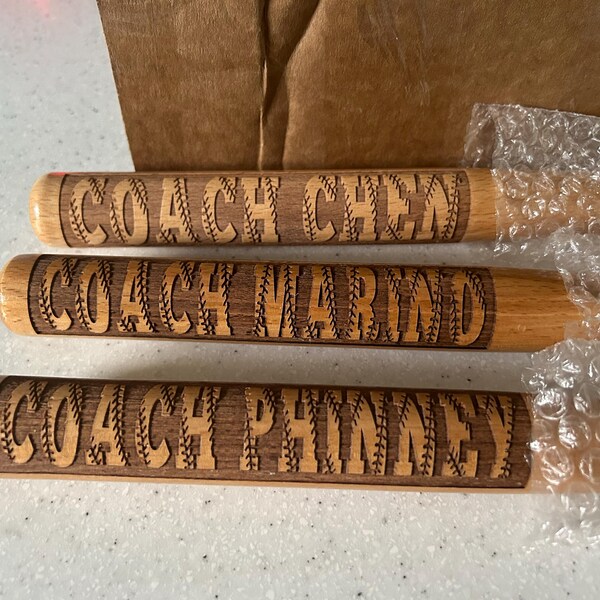 Personalized Bat, Mini Baseball Bat, Ring Bearer Gift, Coach Gift ...