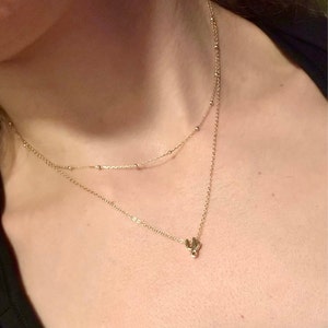 Box Chain Necklace, Gold Box Necklace, Box Chain, Dainty Box Chain ...