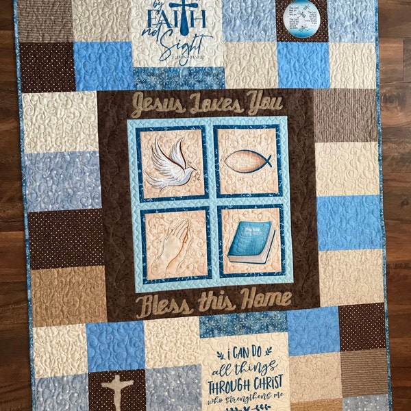 Quilting Treasures "our Father" Religious Christian Lord"s Prayer Bible ...
