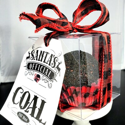 Christmas Coal Favor Tag, Santa's North Pole Coal, Santa's Naughty List ...
