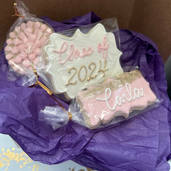 Customizable Graduation Cookies - One Dozen - Etsy