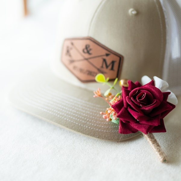 Custom Wedding Hats, Grooms Hat, Hats for Wedding Party, Groomsmen Hat ...