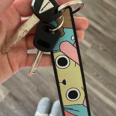 Embroidered Key Tag / Jet Tag - Etsy