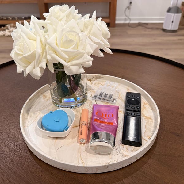 Large Rectangle Concrete Display Tray, Decorative Tray, Living Room ...
