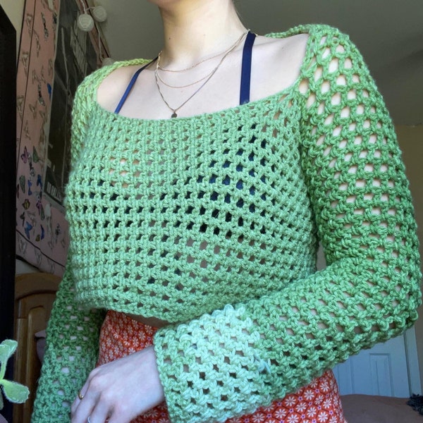 Crochet Pattern for Cross Sweater - Etsy