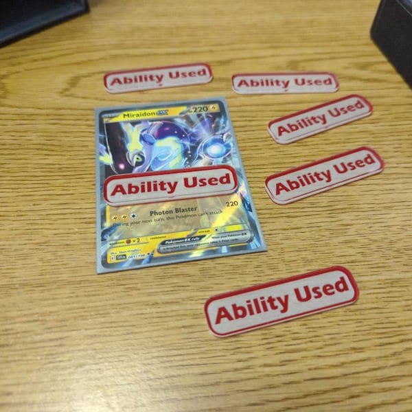 Ability Used Marker - Pokémon TCG - Laser Cut Acrylic - Etsy