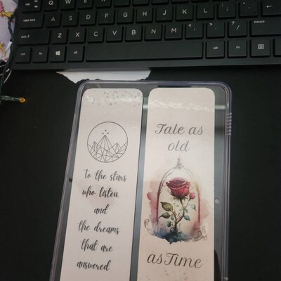 Tale as Old as Time Bookmarks L Fairytale Bookmarks - Etsy
