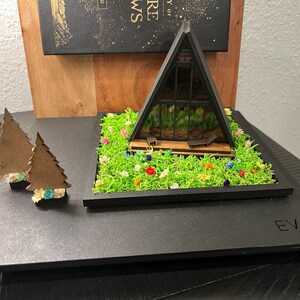 DIY Modern Mini House Kit, Miniature Tiny House Model, Micro Dollhouse ...