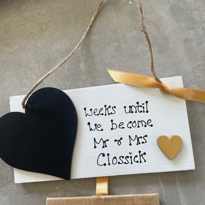 Countdown to Retirement Wooden Sign Chalkboard Plaque - Etsy