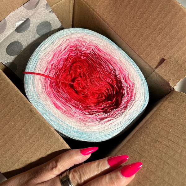 Born in the USA - Red White and Blue Yarn - Flag Yarn - Wolltraum Yarn ...