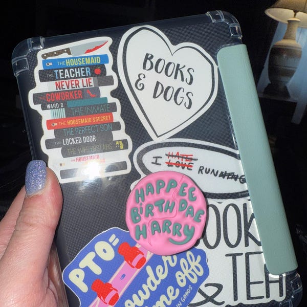 Freida Mcfadden Book Stack Sticker, Bookish Sticker, Kindle Decal ...