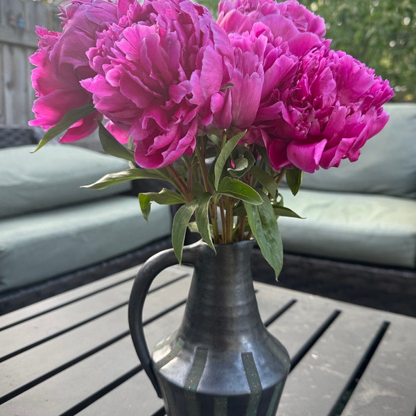 Unique Handmade Ceramic Vase; Combination Clay Vessel - Etsy