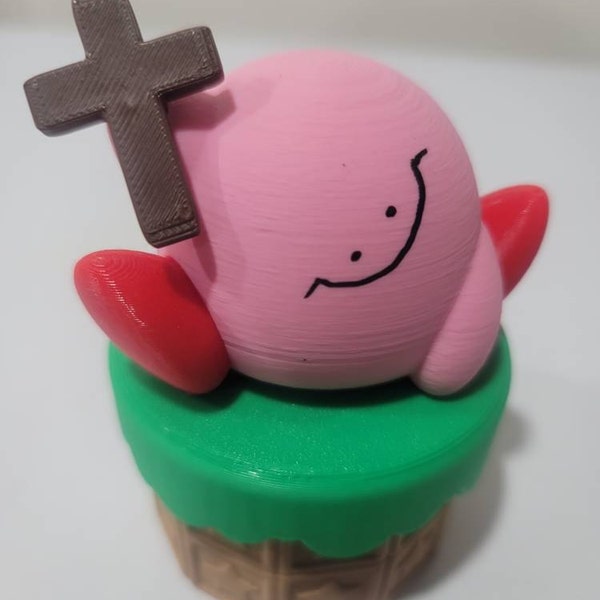 Derpy Kirby Custom Amiibo new Design With Accessory Pack - Etsy