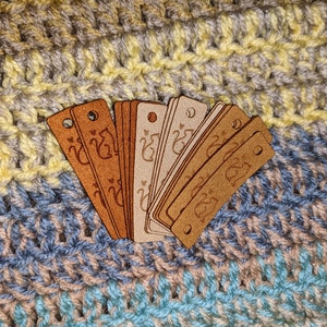 Printable Coaster Tags and Labels Knit Crochet Coaster Sets | Etsy