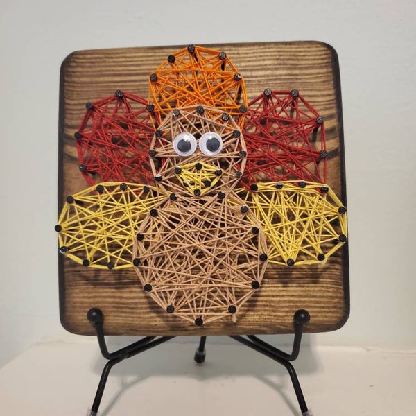 DIY 5x5" Thanksgiving Turkey String Art Kit - Etsy