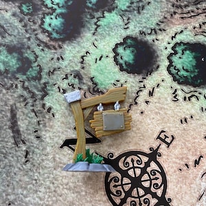 Dwarf Mine Coal Trolley Modular Platforms, Dnd Terrain Miniature, Hero ...